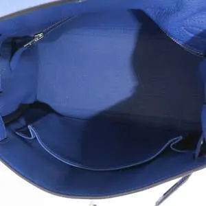 Hermès Bleu Royal Togo Kelly Retourne 25 Phw - Blue