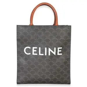 Celine Triomphe Canvas Vertical Cabas - Brown