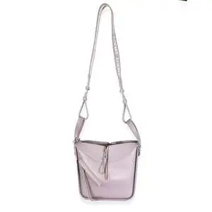 Loewe Calfskin Hammock Compact Shoulder Bag - Purple