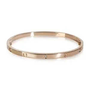 CARTIER Rose Gold Love Bracelet With Diamonds - Rose_gold