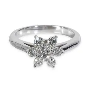 Tiffany & Co. Diamond Flower Ring - Platinum