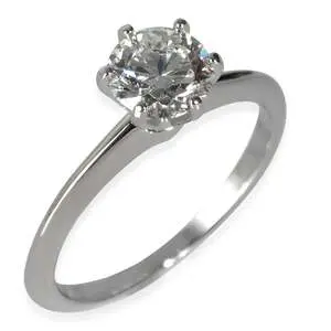 Tiffany & Co. 0.95 Ct Round Brilliant Diamond Engagement Ring