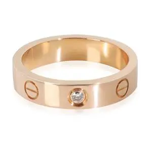 CARTIER Rose Gold Diamond Love Ring - Rose_gold