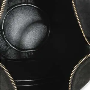 Chloé Suede Gold Bracelet Bag - Black