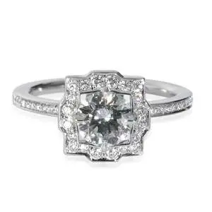 Harry Winston 0.75ctw Diamond And Belle Engagement Ring - Platinum