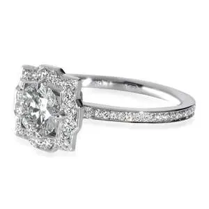 Harry Winston 0.75ctw Diamond And Belle Engagement Ring