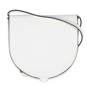 Loewe Calfskin Heel Metal Flower Crossbody - White