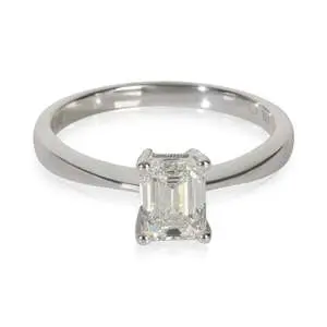 MYGEMMA 18k White Gold 1 Ct. Emerald Diamond Ring - White_gold