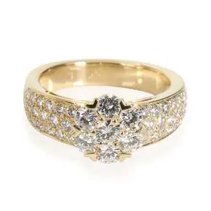 Van Cleef & Arpels Fleurette Diamond Ring - Yellow_gold