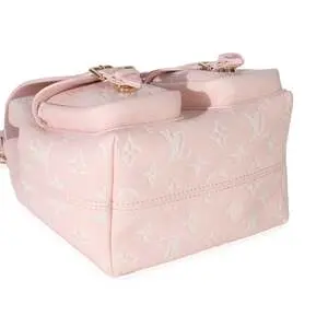 LOUIS VUITTON Monogram Empreinte Backup Backpack - Pink