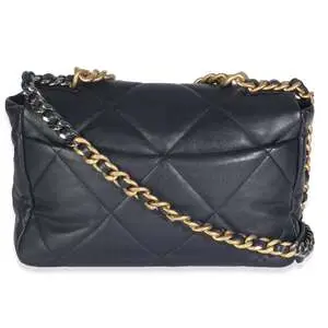 Chanel Navy Quilted Lambskin 19 Flap Bag