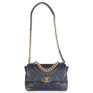 Chanel Navy Quilted Lambskin 19 Flap Bag