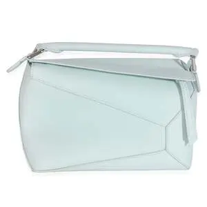 Loewe Iceberg Classic Calfskin Puzzle Edge Bag - Blue