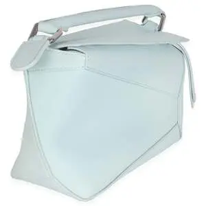 Loewe Iceberg Classic Calfskin Puzzle Edge Bag - Blue