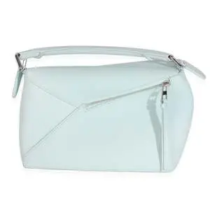 Loewe Iceberg Classic Calfskin Puzzle Edge Bag - Blue