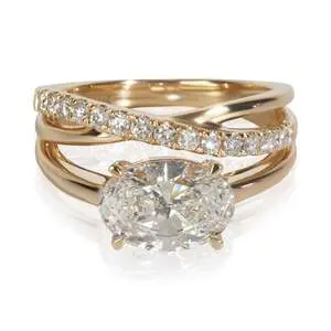 MYGEMMA 2.28 Ctw Yellow Gold Lab-grown Diamond Ring - Yellow_gold