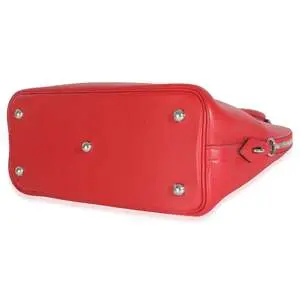 Hermès Rouge Pivoine Evercolor 1923 Bolide 30 Phw