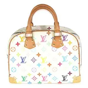 LOUIS VUITTON White Monogram Canvas Trouville - Multicolor