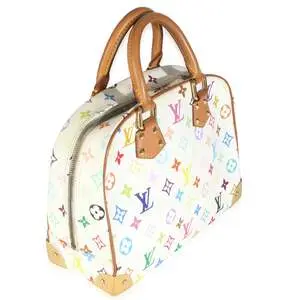LOUIS VUITTON White Monogram Canvas Trouville