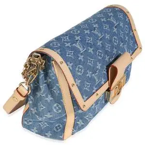 LOUIS VUITTON Monogram Denim Dauphine Soft Gm
