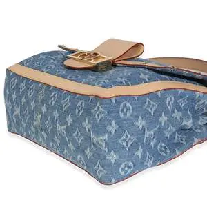 LOUIS VUITTON Monogram Denim Dauphine Soft Gm