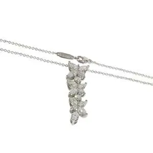 Tiffany & Co. Diamond Victoria Mixed Cluster Drop Pendant