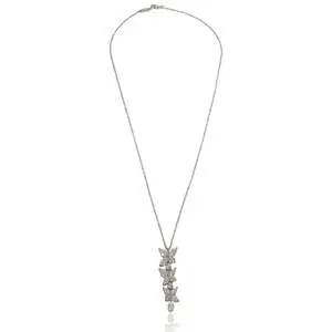Tiffany & Co. Diamond Victoria Mixed Cluster Drop Pendant