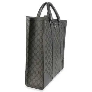 Gucci Gg Coated Canvas Ophidia Tote - Gray