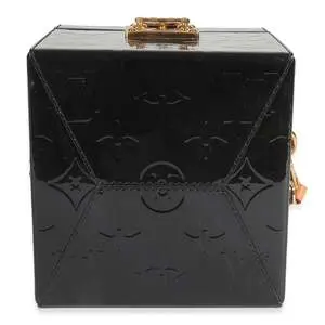 LOUIS VUITTON Monogram Vernis Bleecker Box - Black