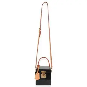 LOUIS VUITTON Monogram Vernis Bleecker Box - Black