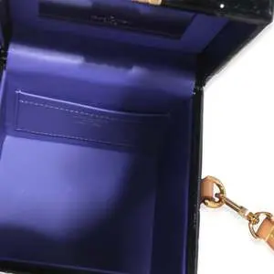 LOUIS VUITTON Monogram Vernis Bleecker Box - Black