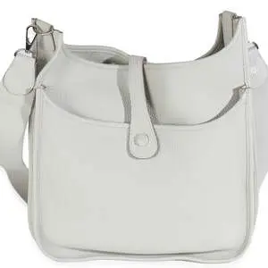 Hermès Gris Perle Clemence Evelyne Iii 29 Phw - Gray