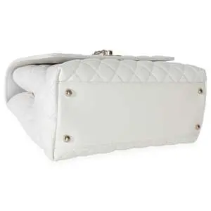 Chanel Quilted Caviar Coco Top Handle Bag