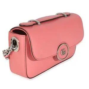 Gucci Senna Calfskin Petite Gg Top Handle Shoulder Bag