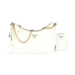 Prada Saffiano Re-edition 2005 Bag - White