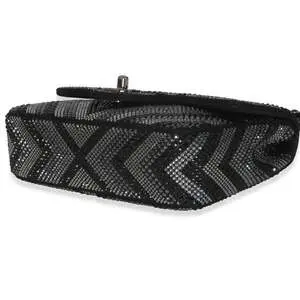 Chanel Strass Cc Chevron Flap Bag