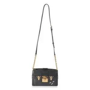LOUIS VUITTON Epi Leather Trunk Clutch - Black