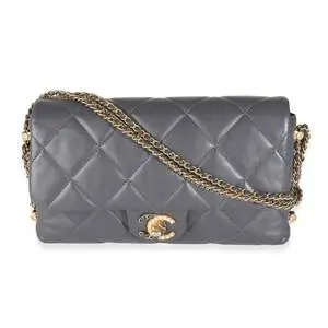 Chanel Quilted Lambskin Crush On Chains Flap Bag