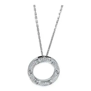 CARTIER Love Diamond Necklace - White_gold