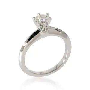 Tiffany & Co. 0.4 Ct Round Diamond Setting Engagement Ring