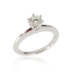 Tiffany & Co. 0.4 Ct Round Diamond Setting Engagement Ring