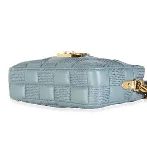 LOUIS VUITTON Glacier Quilted Damier Lambskin Troca Pm