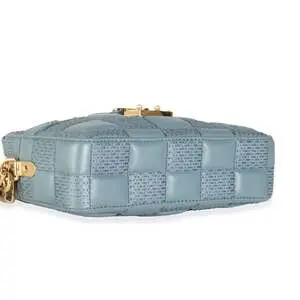 LOUIS VUITTON Glacier Quilted Damier Lambskin Troca Pm