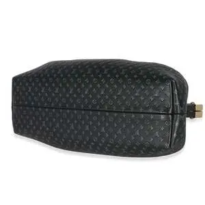 LOUIS VUITTON Embossed Calfskin Nanogram Clutch