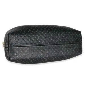LOUIS VUITTON Embossed Calfskin Nanogram Clutch