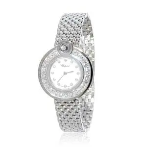 Chopard Happy Diamond Watch In 18k White Gold - White_gold