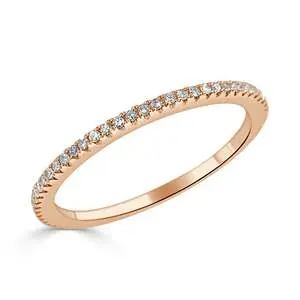 MYGEMMA Diamond Eternity Band In 14k Rose Gold - Rose_gold