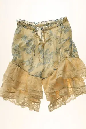 Free People Intimately Darling Days Bloomers - Ivory Combo
