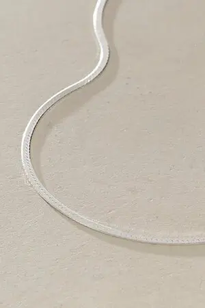OXB JEWELRY Sterling Herringbone Necklace