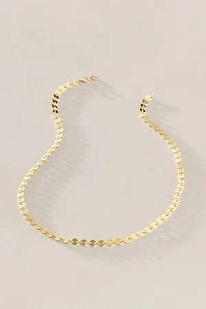 OXB JEWELRY Filled Disco Chain Necklace - Gold